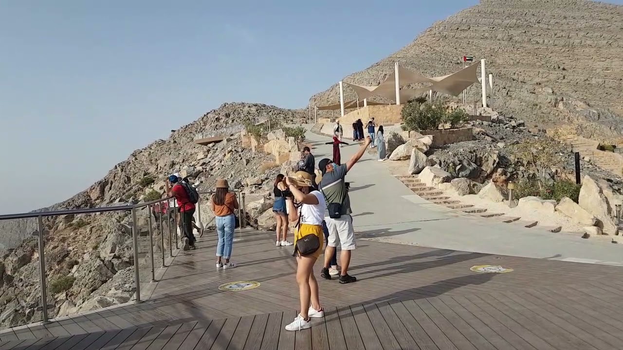 Amazing View of Jebel Jais Mountain 1235m above sea level - YouTube
