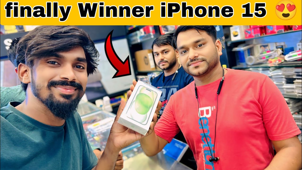 Finally iPhone 15 Winner ho gaya😍 Jaldi Karo 😳 - YouTube