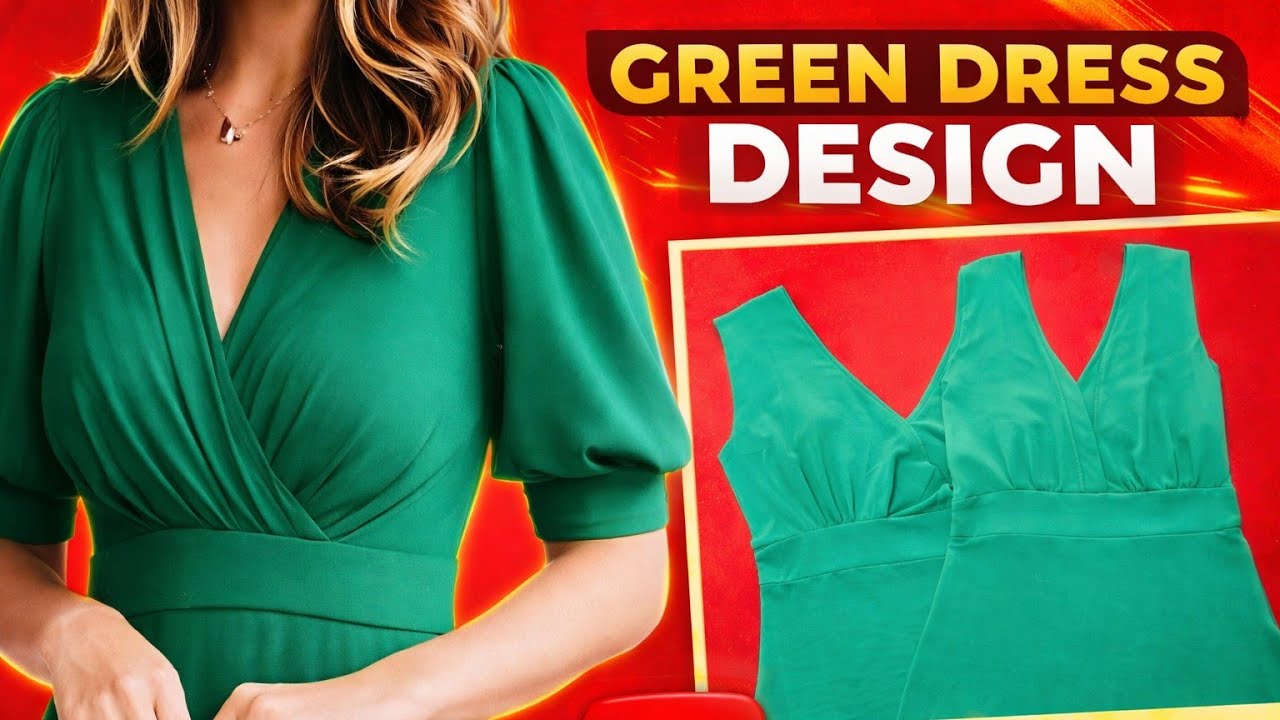 My sewing secrets | V-neck design with lace | sleeves design with lace ...