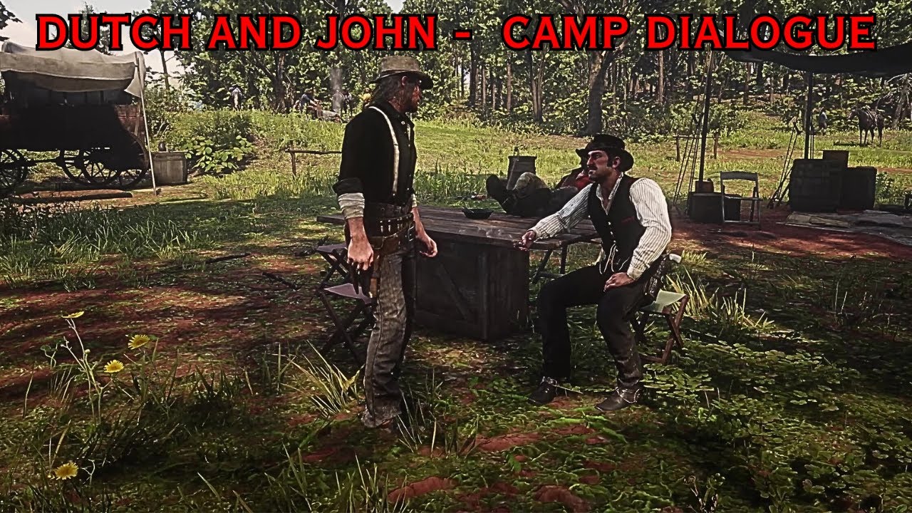 Dutch and John talk about Jack - RDR2 Camp Dialogue - YouTube