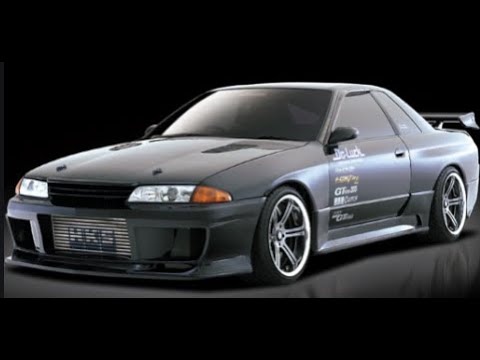 NISSAN SKYLINE R32 GTR DRAWING - YouTube