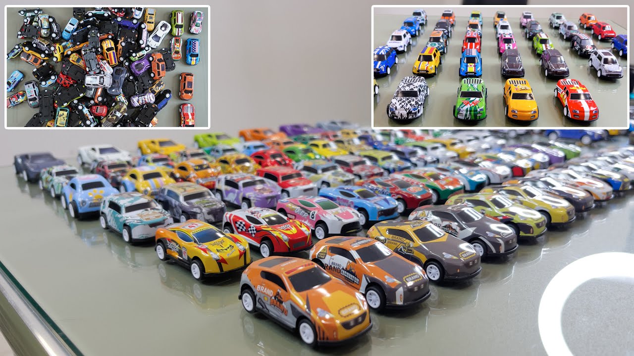 Amazing 100 Pieces of Toy Cars Unboxing! Ultimate Collection of Mini ...