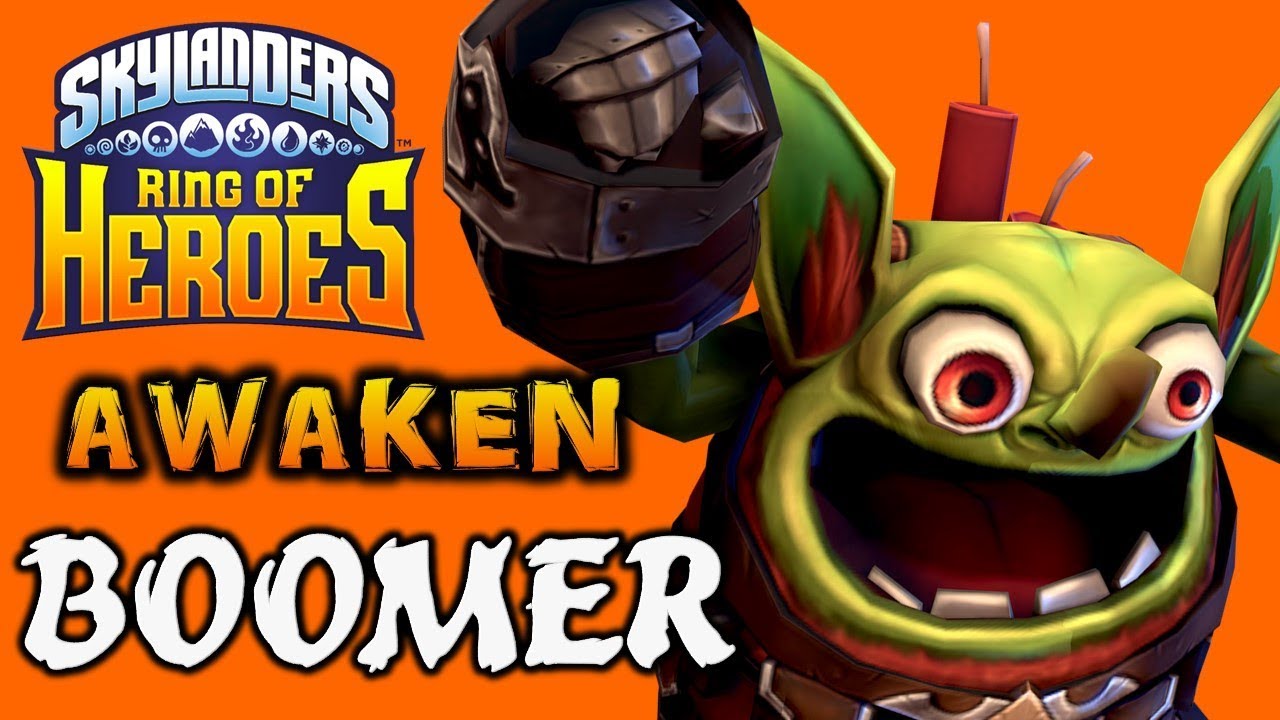BOOMER - Character AWAKEN & Showcase | Skylanders Ring Of Heroes! - YouTube