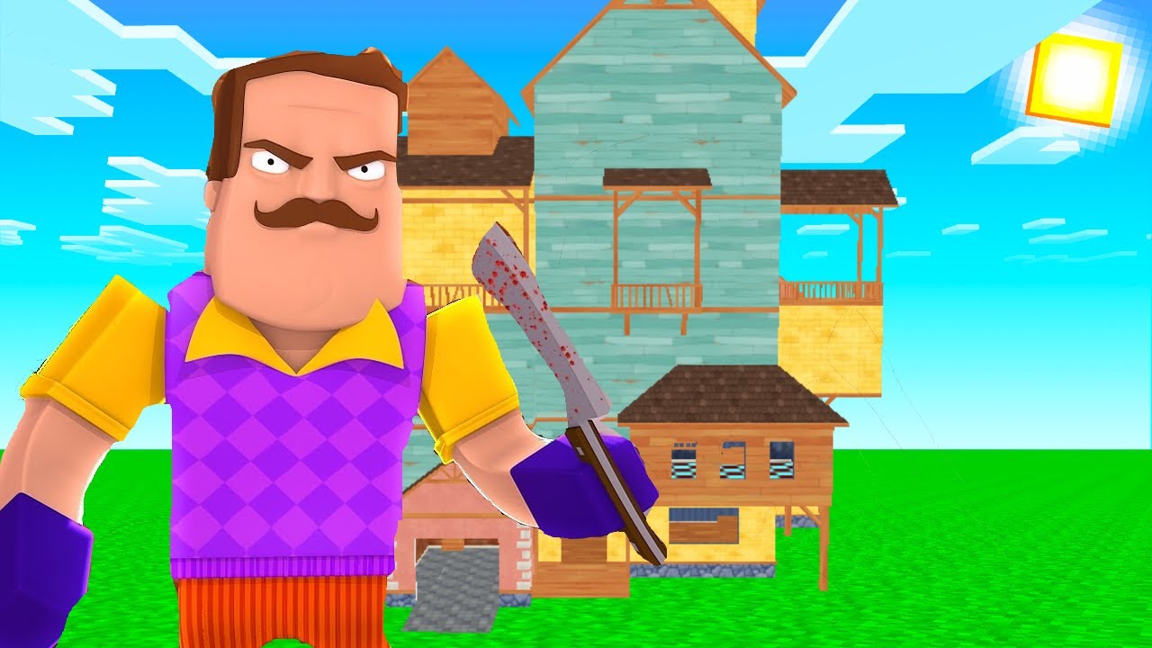 HELLO NEIGHBOR SUR MINECRAFT BEDROCK ! | MCPEDL horror map - YouTube