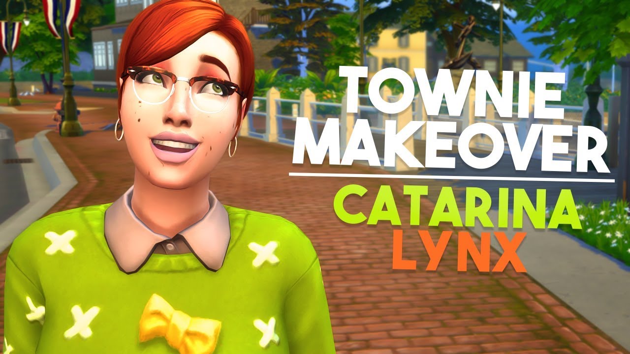 CATARINA LYNX // The Sims 4: Townie Makeover - YouTube