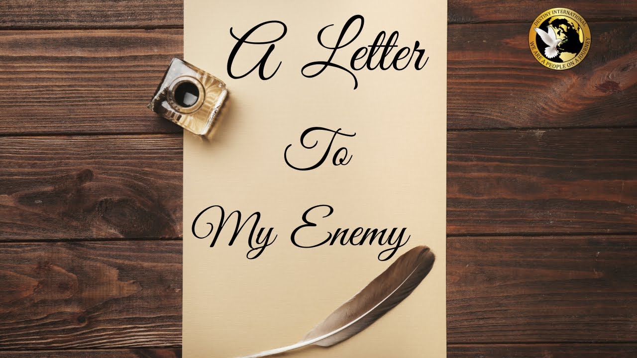 A LETTER TO MY ENEMY | PROPHET STEVE HUGGINS - YouTube