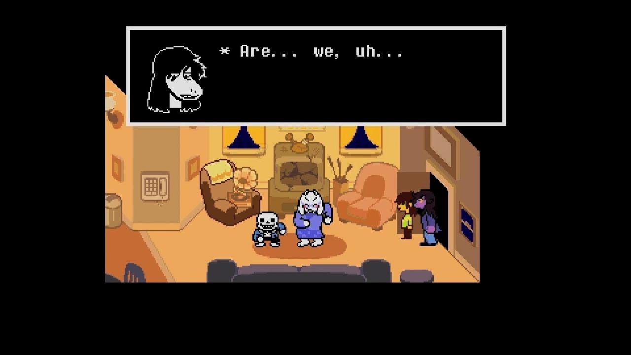 Escena final Deltarune capítulo 4 - YouTube