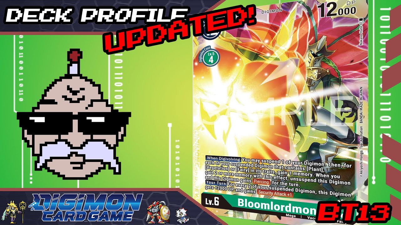 Bloomlordmon Deck Profile BT13! Digimon Card Game! - YouTube