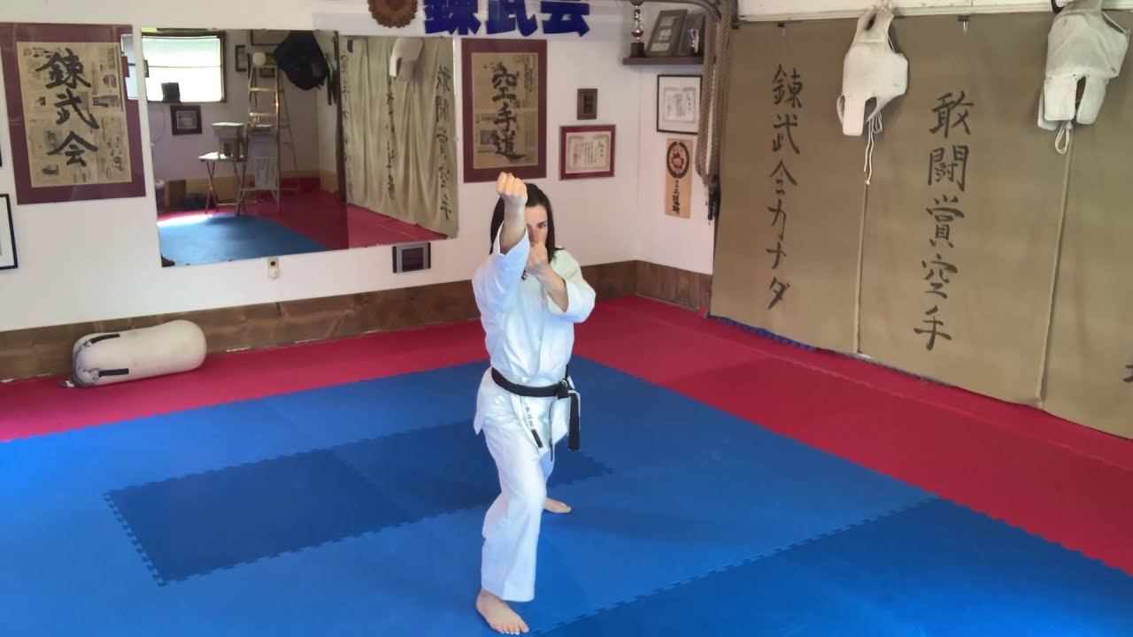 Pinan Godan kata #7 Renbukai Karate Style - YouTube