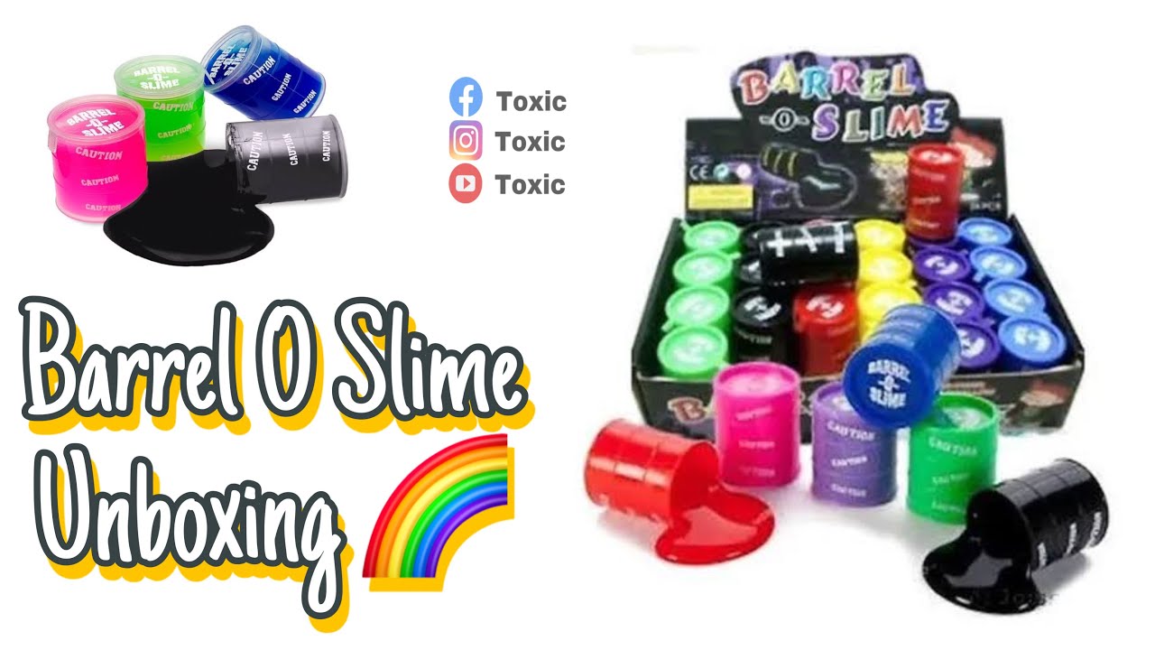 Barrel O Slime Unboxing || Slime Jelly || How To Play With Slime Jelly ...