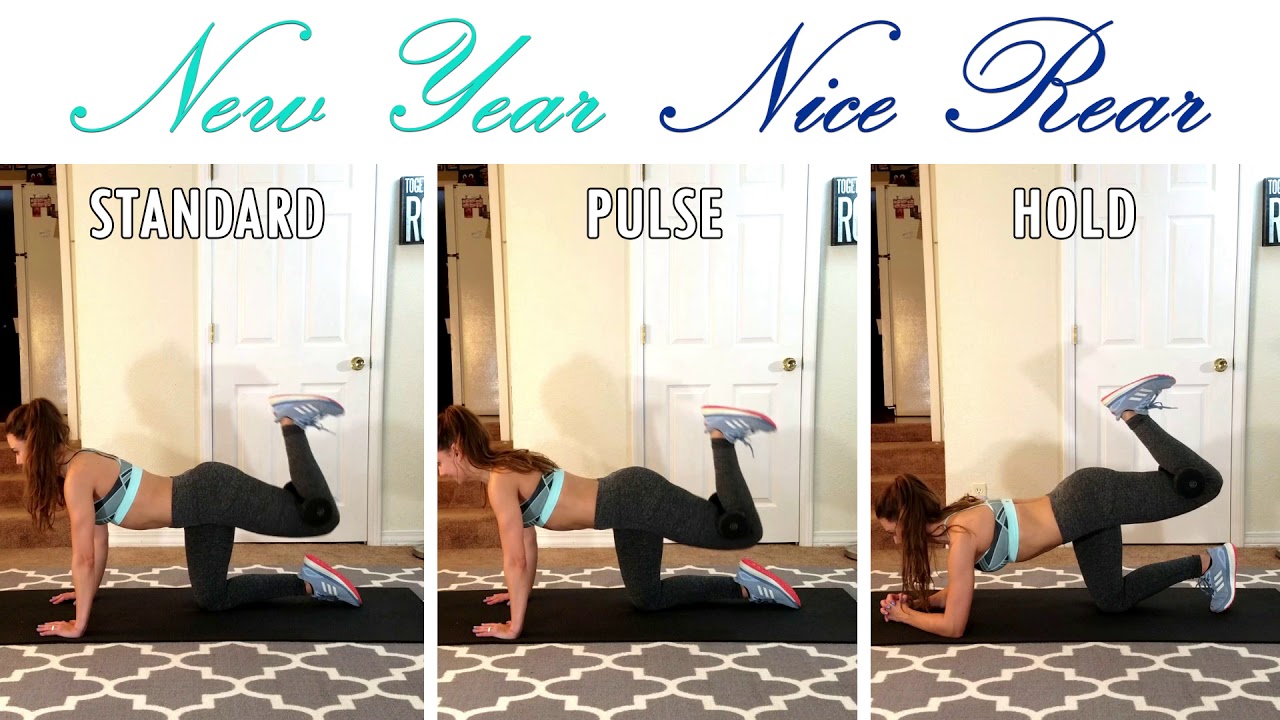 New Year Nice Rear Day 9 - Weighted Donkey Kicks (each leg 3 min) - YouTube