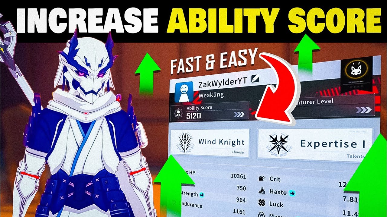 How To Raise Ability Score Fast in Blue Protocol | Star Resonance ...