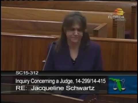 Public Reprimand of Judge Jacqueline Schwartz - YouTube
