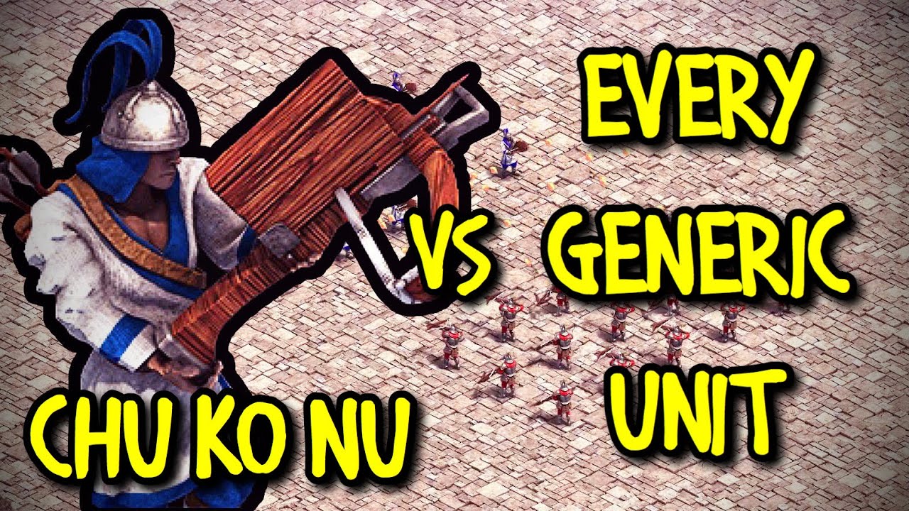 ELITE CHU KO NU vs EVERY GENERIC UNIT | AoE II: Definitive Edition ...