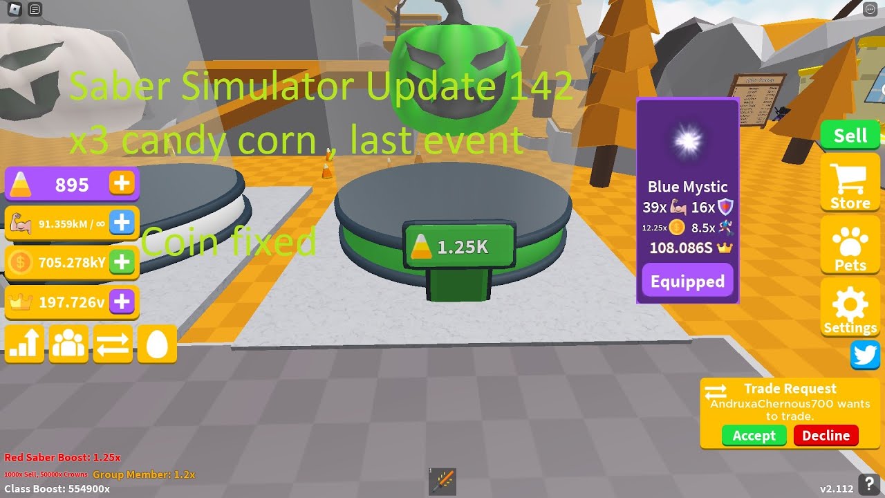 Saber Simulator Update 142 Halloween Event 2022 Part 4🎃 - YouTube