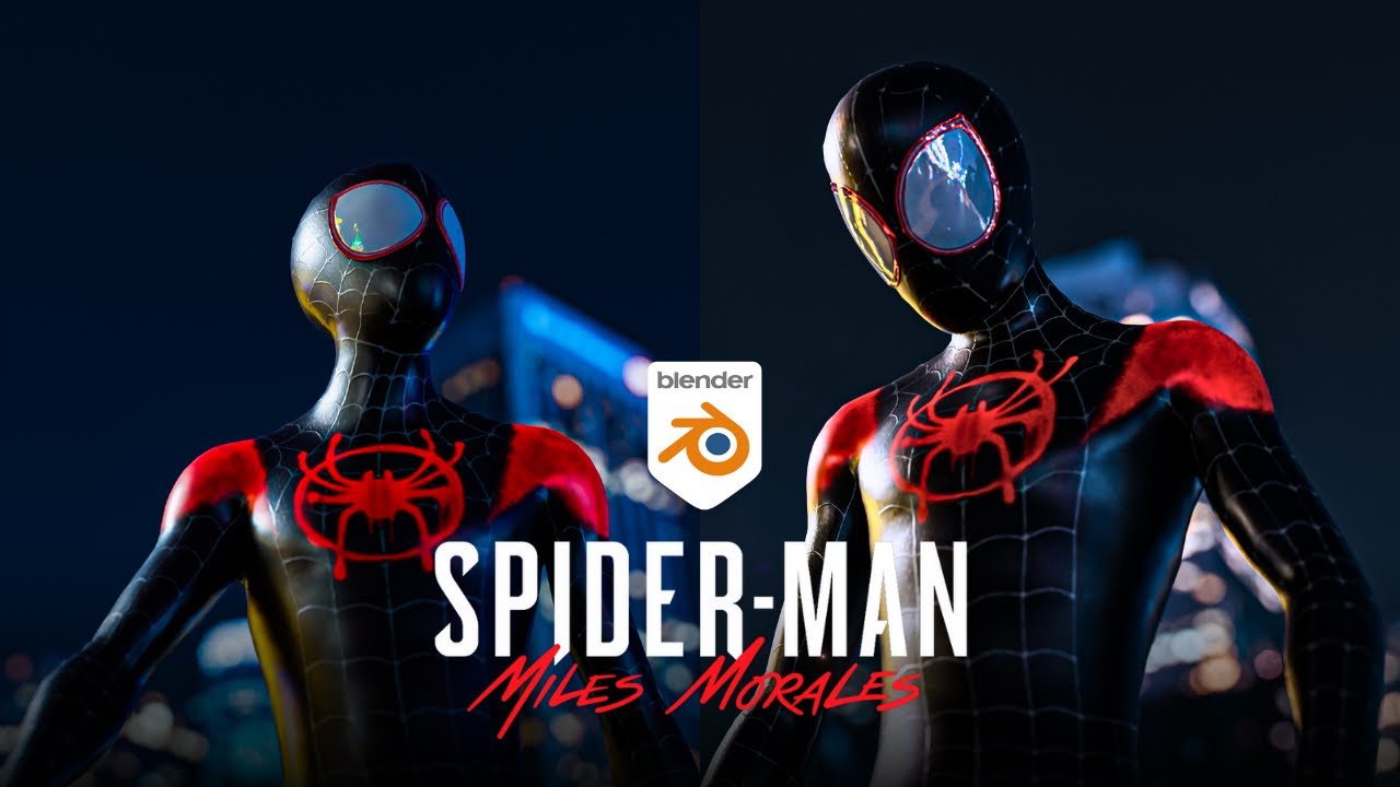 Spider man animation in blender - YouTube