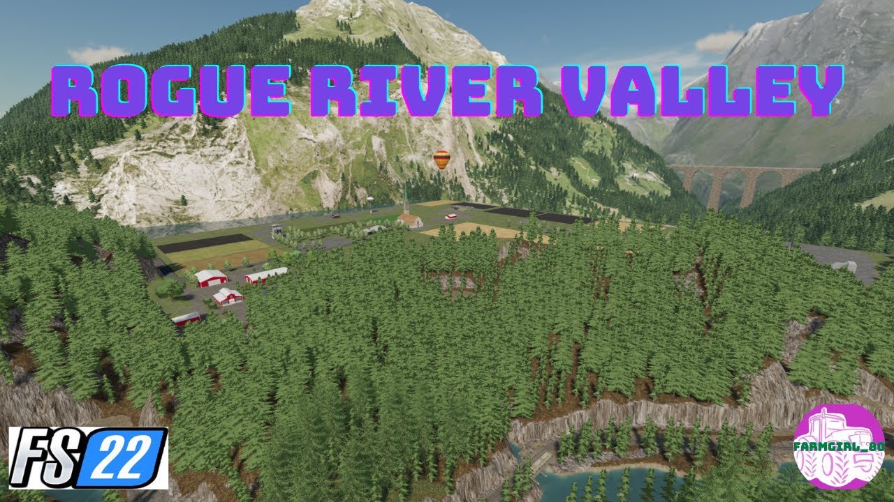Rouge River Valley -Maptour -Farming Simulator 22 - YouTube