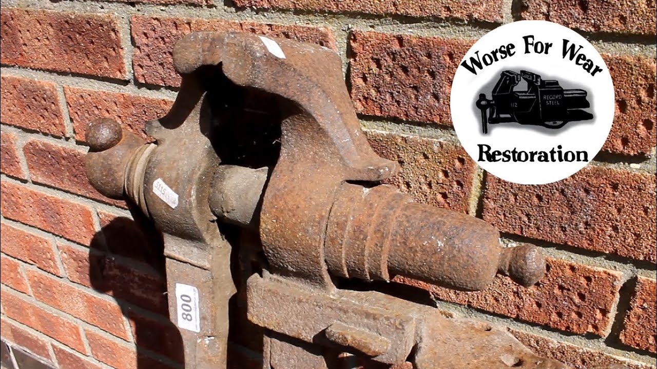 Blacksmith Peter Wright Post Vise Restoration - YouTube