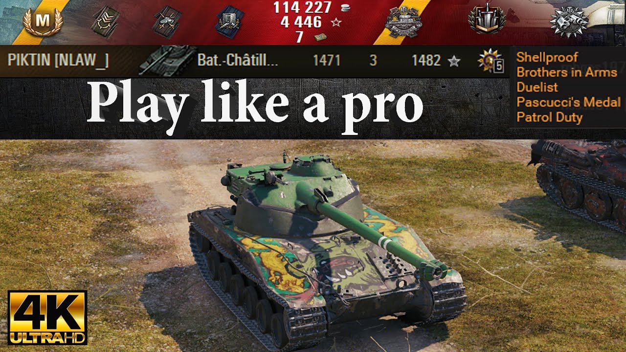 Bat.-Châtillon 25 t video in Ultra HD 4K🔝 14,5K spot. Play like a pro 🔝 ...