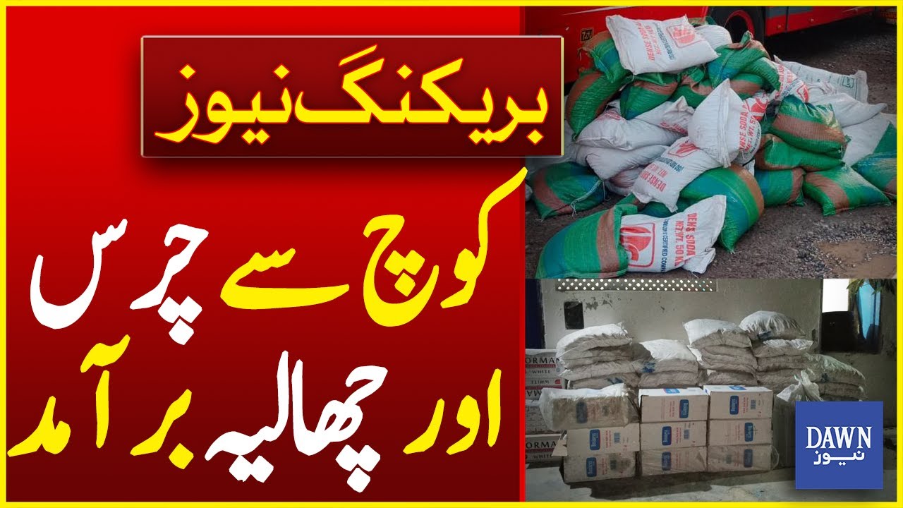 Pakistan Coast Guard Action: Charas And Chalia Recovered From Coach ...