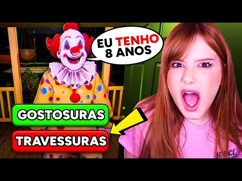 TAVA SOZINHA EM CASA NA NOITE DE HALLOWEEN E ELE APARECEU...