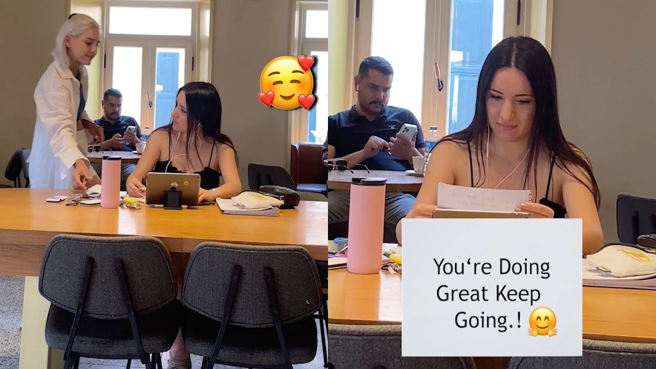 Giving Notes To Strangers! 😍 - YouTube
