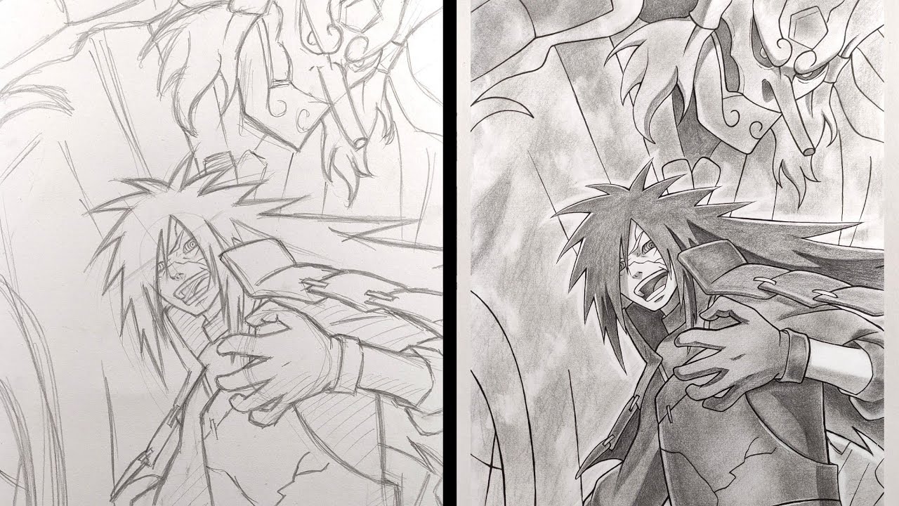 How to Draw Madara Susano'o - [Naruto] - YouTube