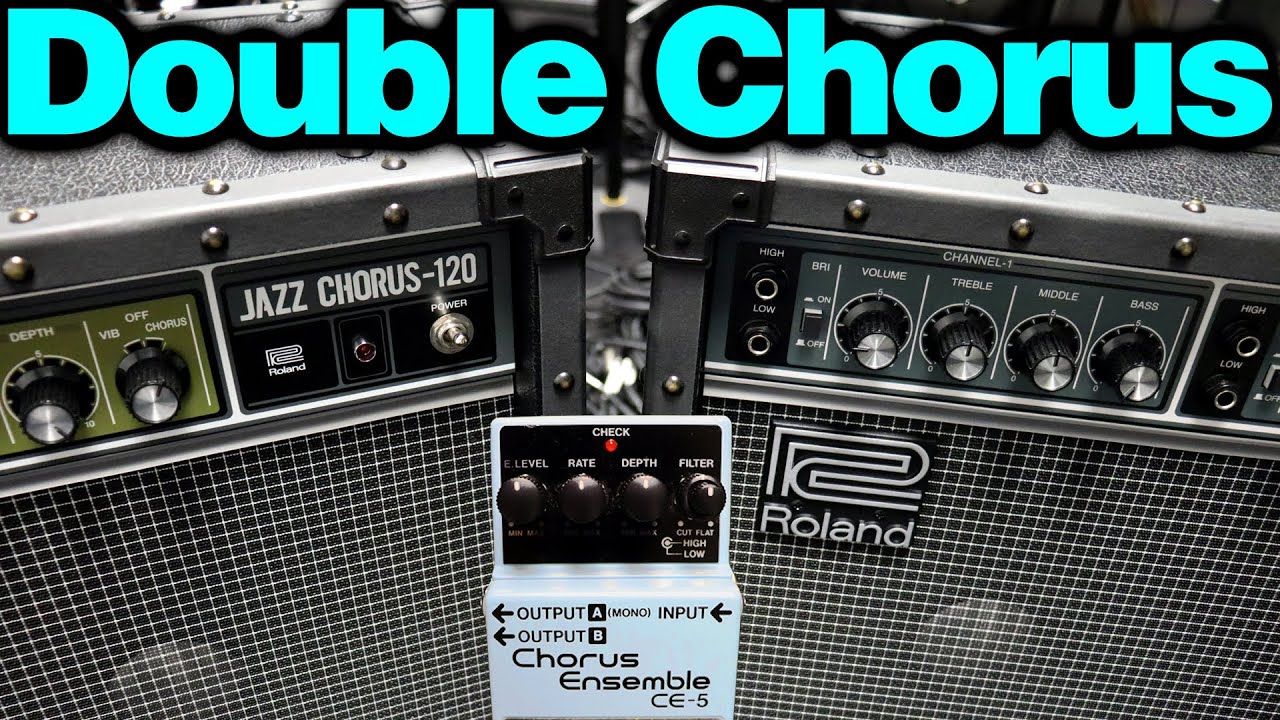 Roland JC-120 Jazz Chorus | **DOUBLE CHORUS** with Boss CE-5 CHORUS ...