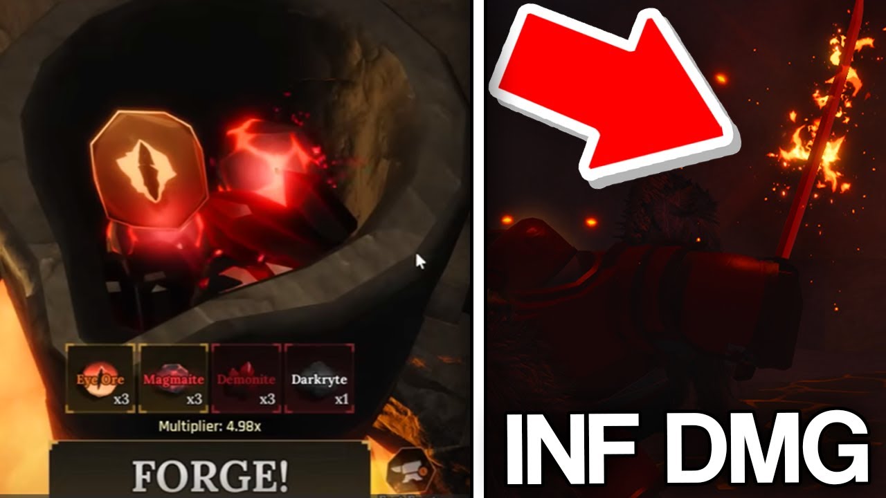I Forged The MOST OVERPOWERED SWORD In The Forge Roblox - YouTube