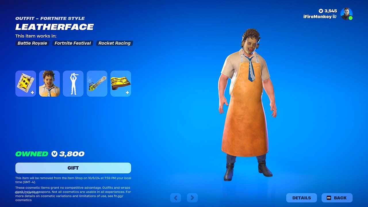 OMFG Leatherface emote 💀 - YouTube