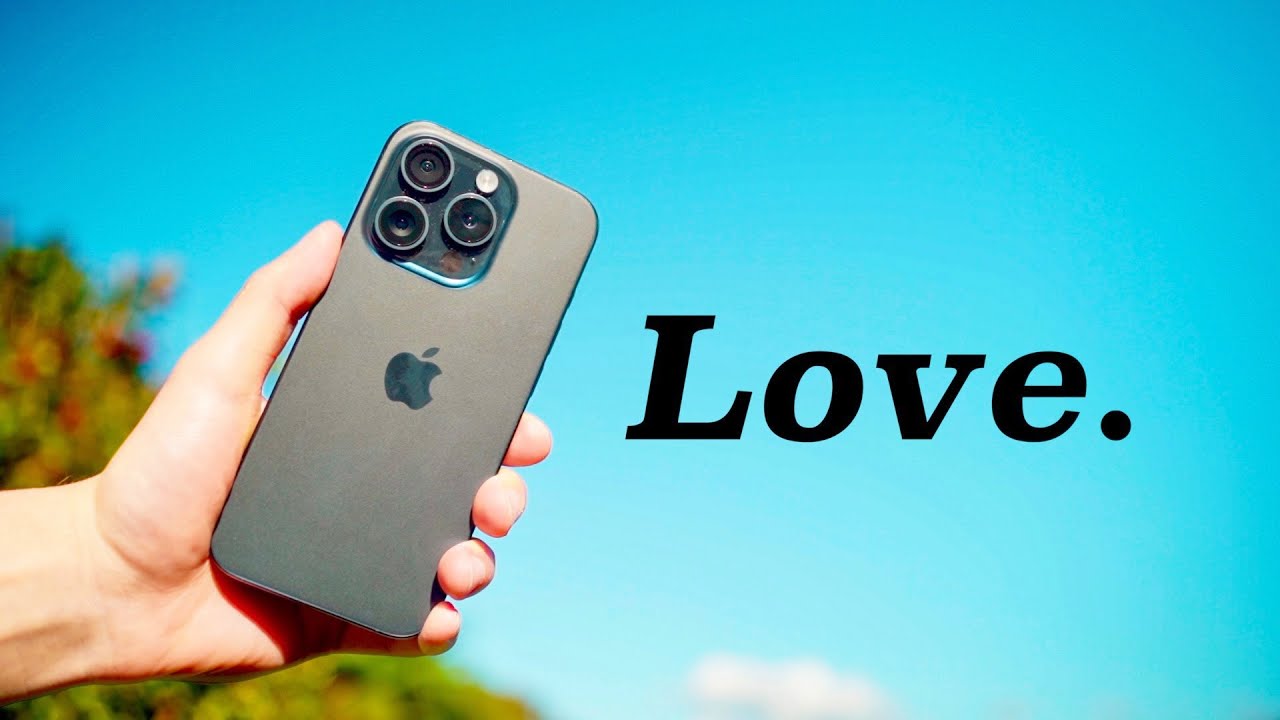 I LOVE the iPhone 15 Pro, HERE'S WHY - YouTube