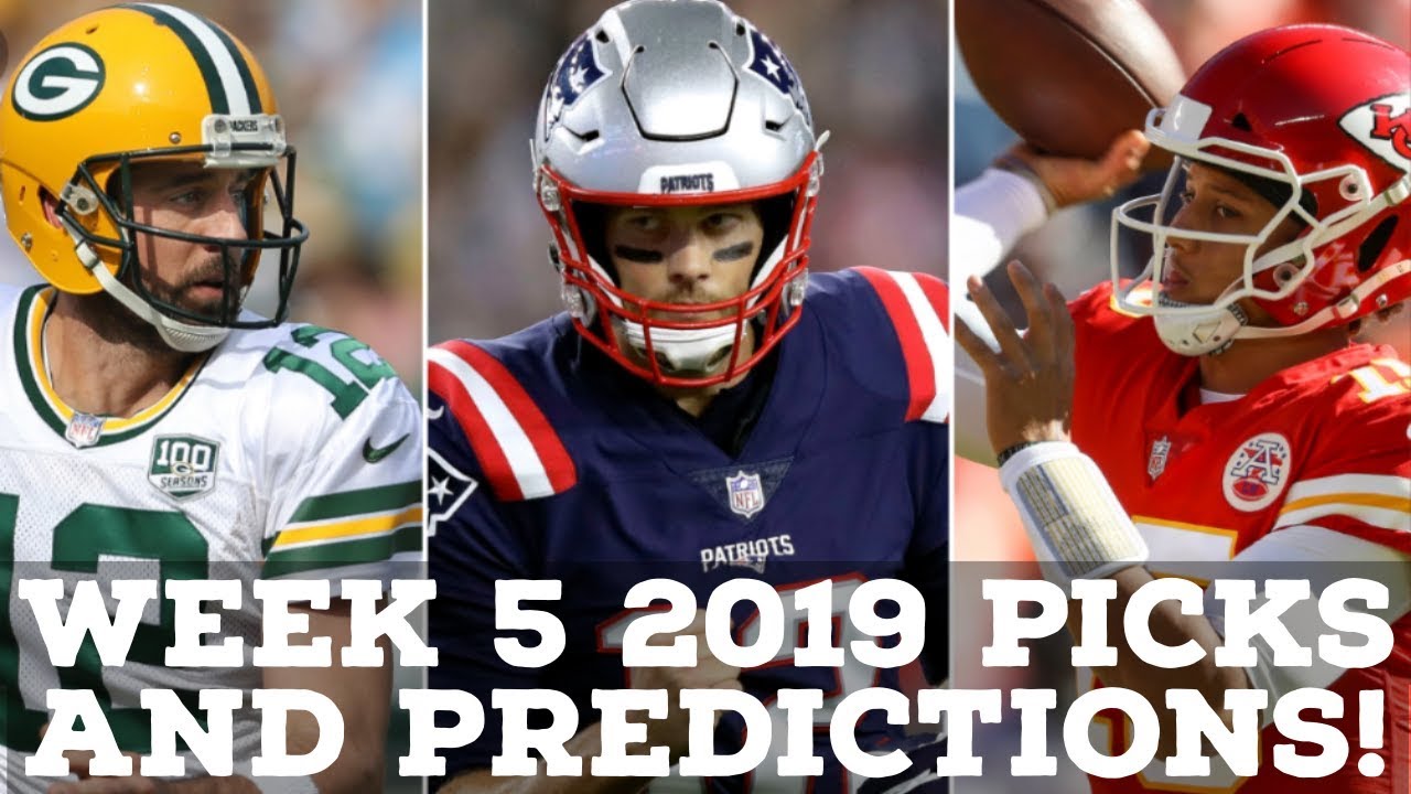 NFL 2019 WEEK 5 PICKS AND PREDICTIONS! - YouTube