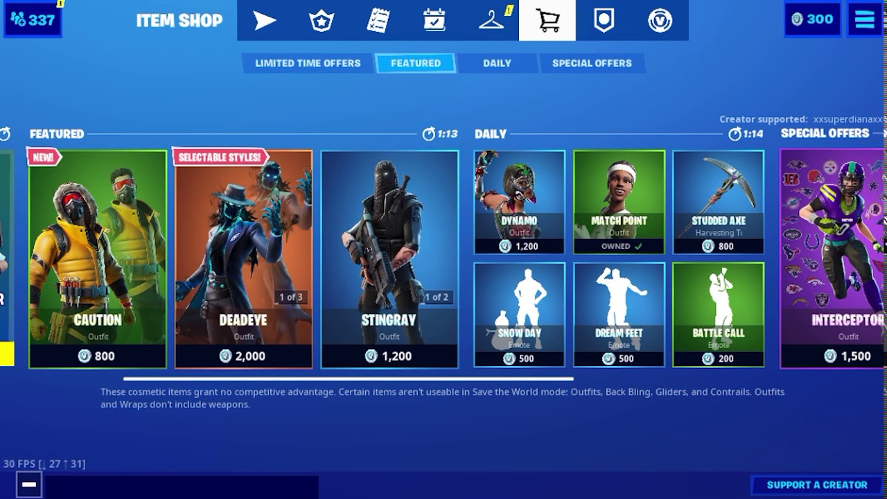 Fortnite Item Shop Update February 1st, 2020 USE CODE xxsuperdianaxx ...