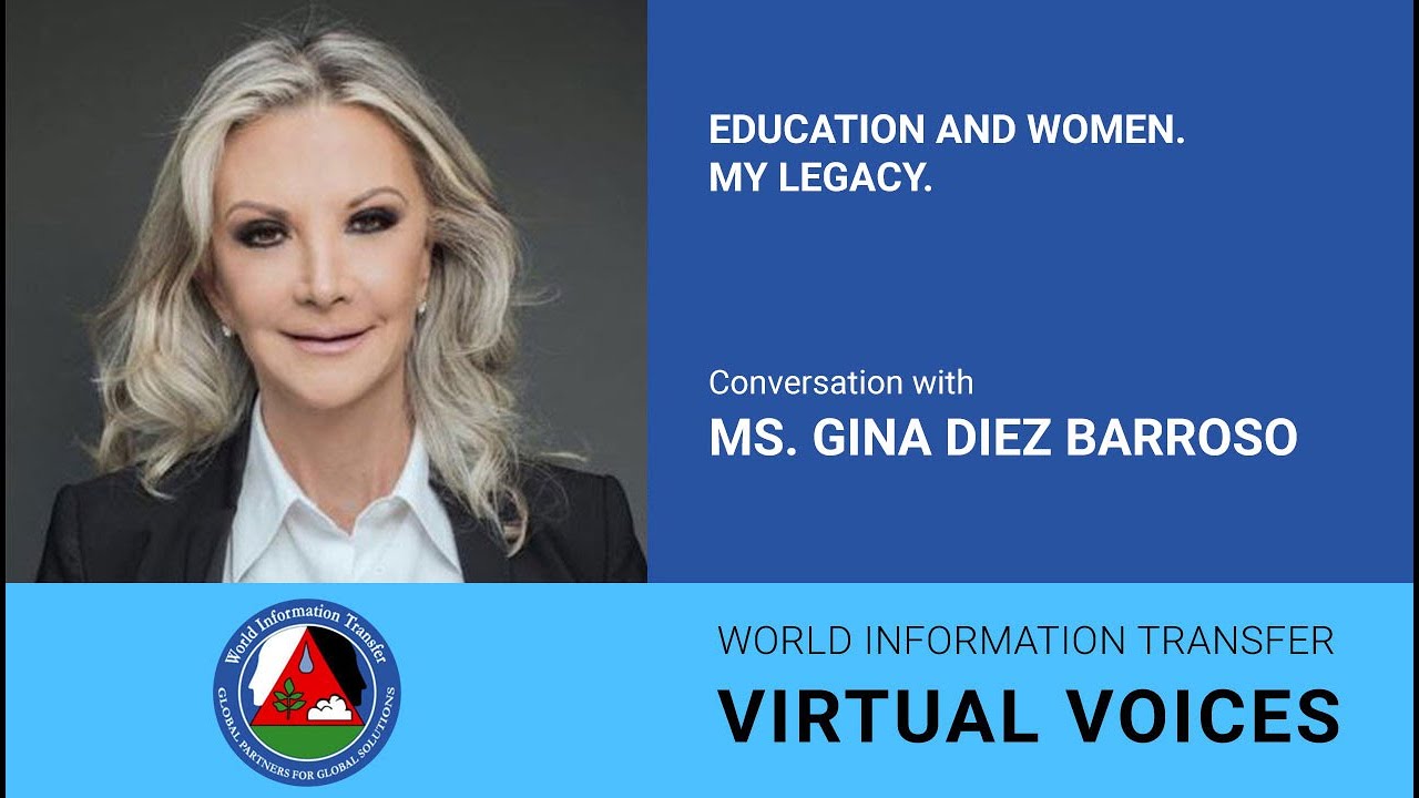 Gina Barroso: Education and Women. My Legacy. - YouTube