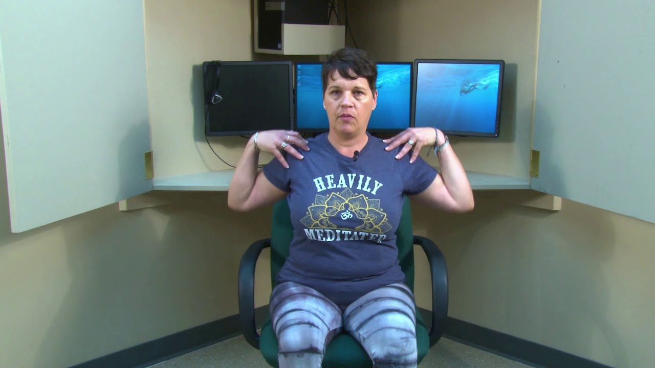 Seated Shoulder Circles alternative option - YouTube