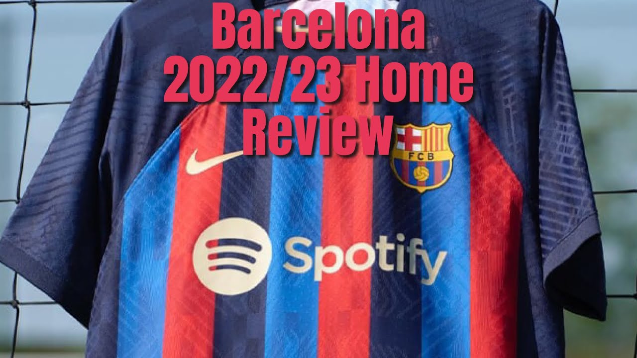 FC24Store Barcelona 2022/23 Home Kit Football Shirt Soccer Jersey ...
