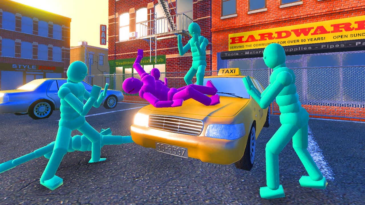 REAL AI NPC'S FIGHTING ON THE STREET | Smart AI & Active RAGDOLL ...