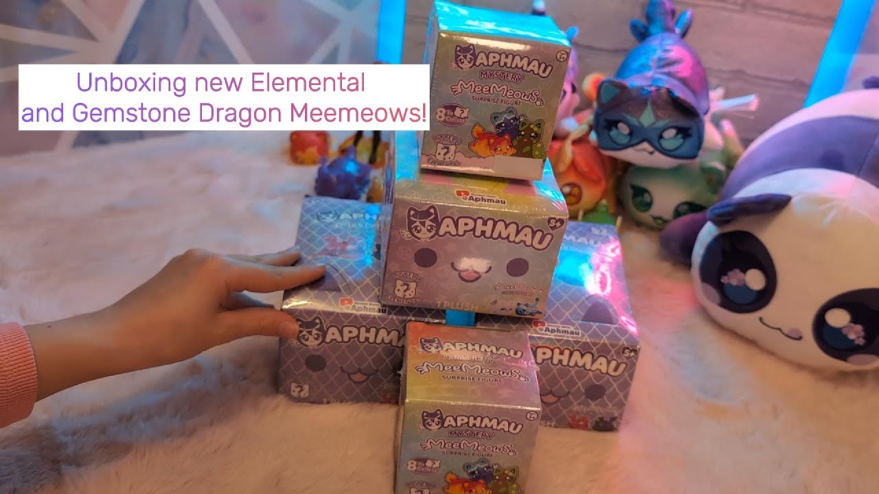 Unboxing new Elemental and Gemstone Dragon Meemeows! - YouTube