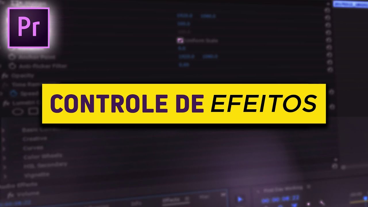 CONTROLE DE EFEITOS PREMIERE: Domine o Painel Effect Controls e Melhore ...