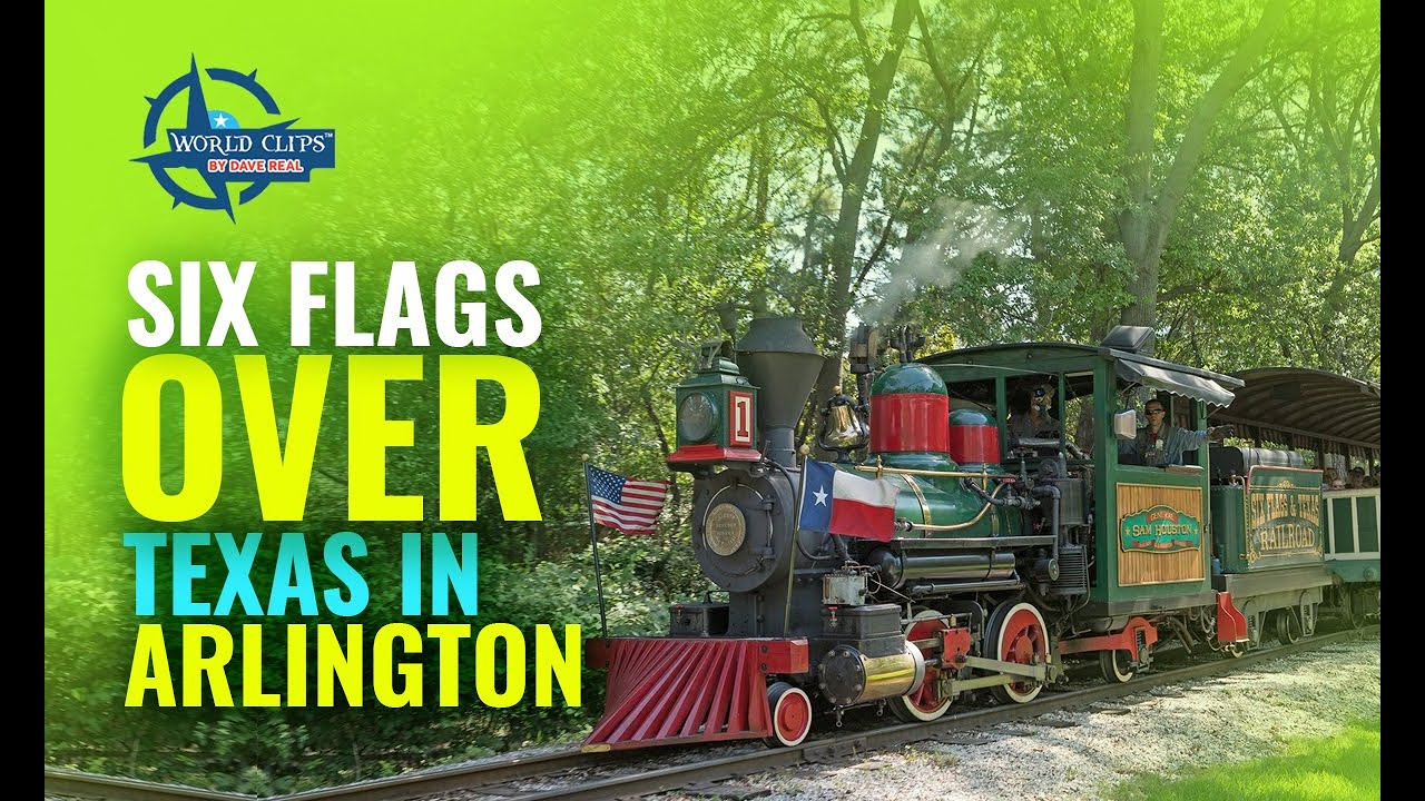 Entire Railroad Ride Six Flags Over Texas in Arlington - YouTube