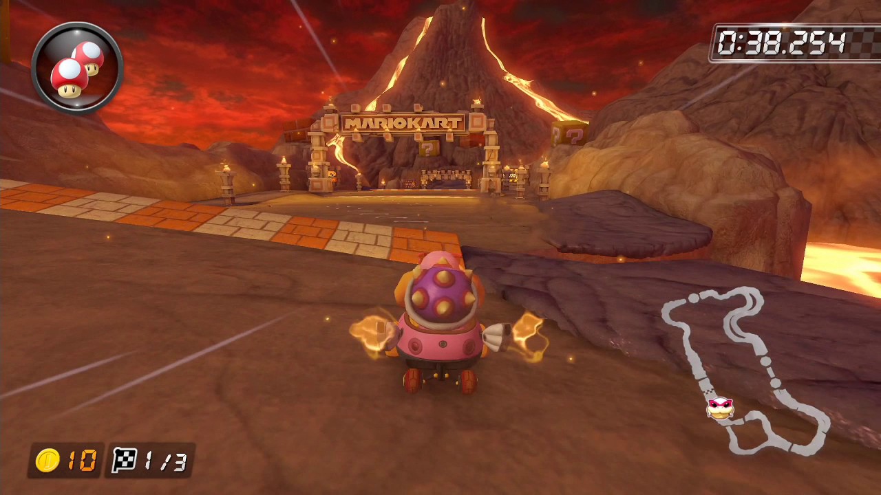 Wii Grumble Volcano [150cc] - 1:56.346 - [MSR]ケーべルト (Mario Kart 8 ...