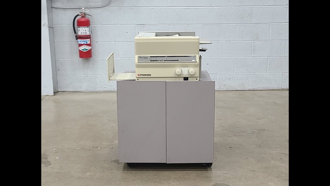 Standard Horizon PF-P310 Paper Folder - YouTube