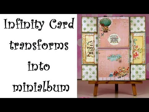 Endless (Infinity) card transforms into a mini album - YouTube
