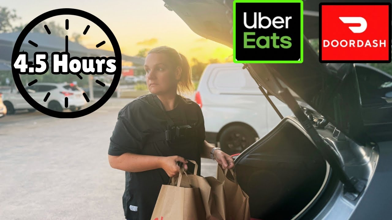 I Made $140+ Delivering Food For UberEats DoorDash on Friday (Easy Side Hustle) (Vlog) Ep. 39 ...