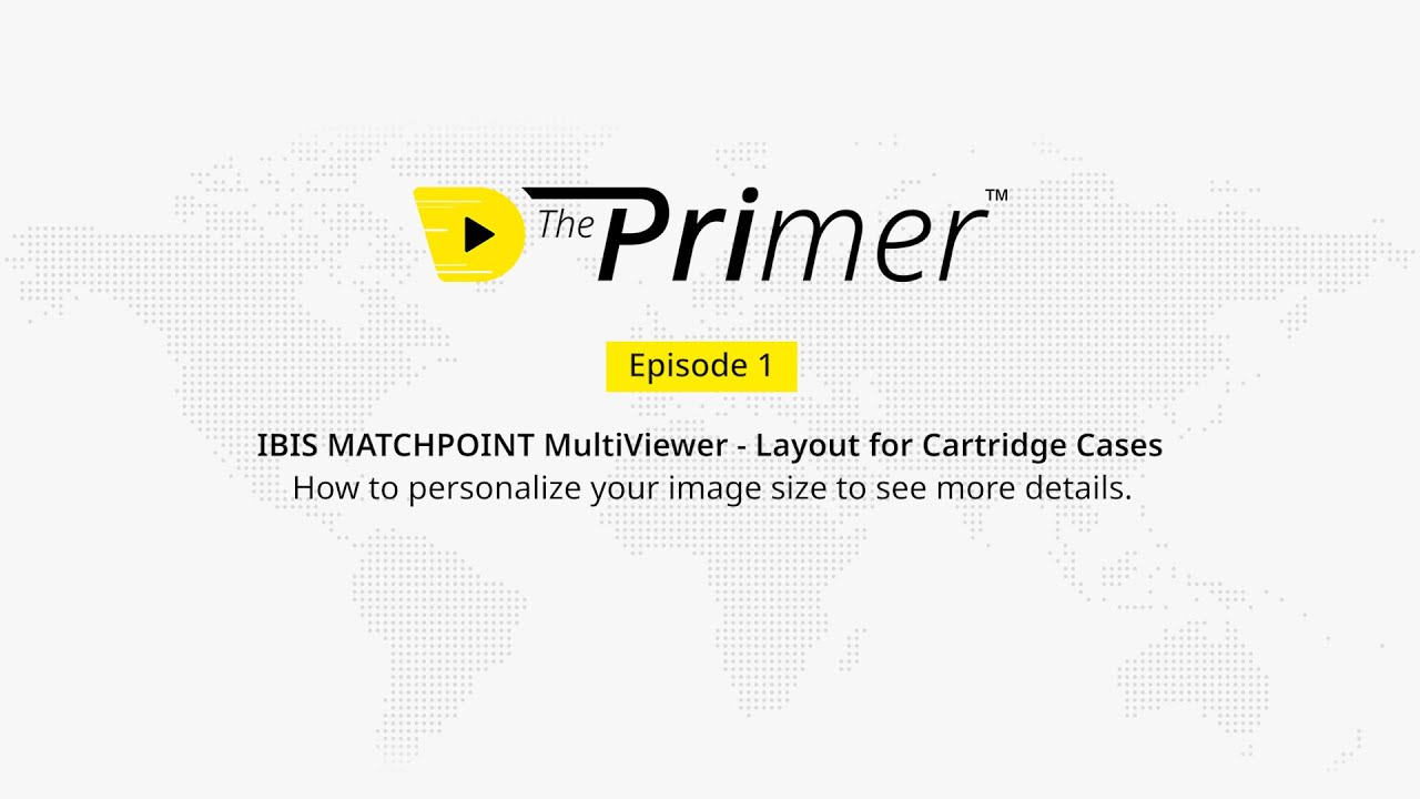 S1, Episode 1: IBIS Matchpoint's Multiviewer Layout for Cartridge Cases ...