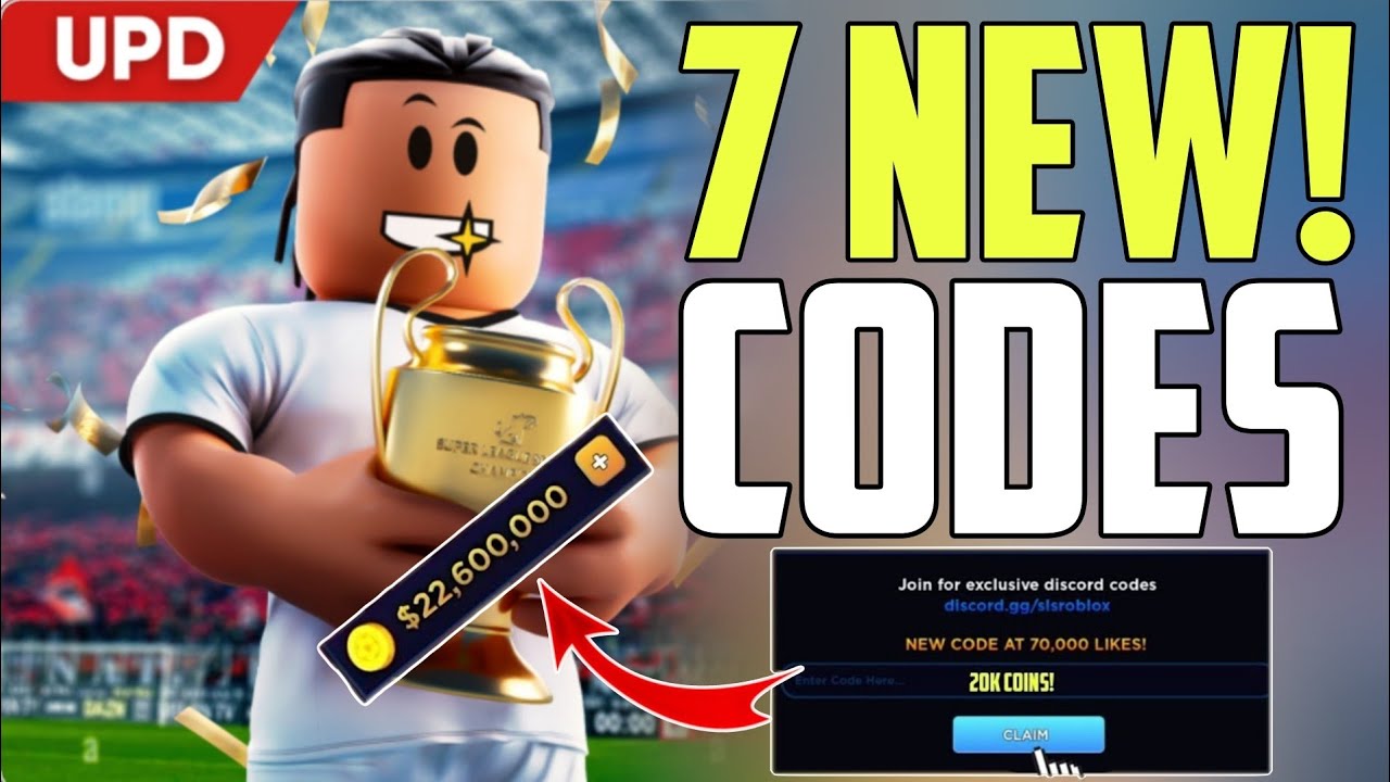 ⚠️Hurry Up⚠️SUPER LEAGUE SOCCER ROBLOX CODES 2025 - SUPER LEAGUE SOCCER ...