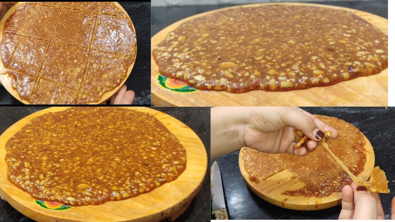 Peanut chikki/patti (Gur aur Moongfali ), soft gud chikki- Healthy ...