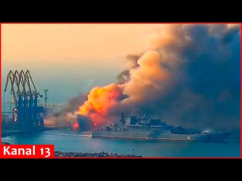 Ukrainian army destroyed 18 Russian vessels, several  craft boats