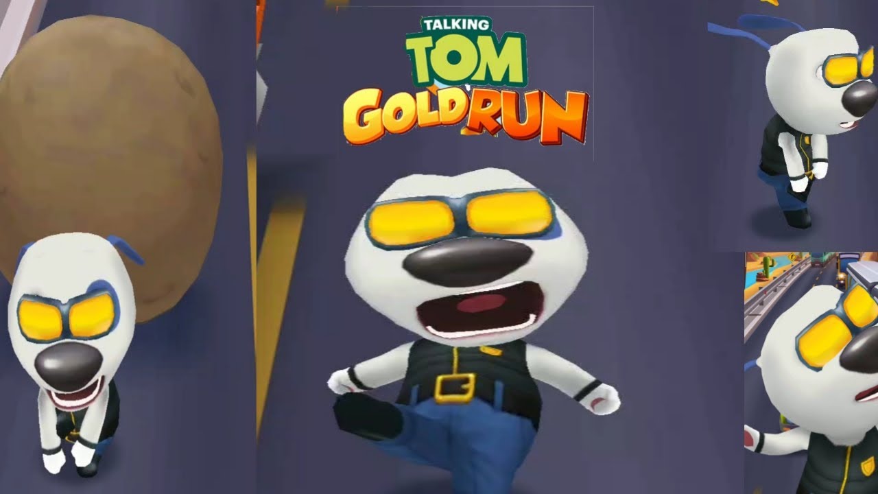 TALKING TOM GOLD RUN -- DEPUTY HANK FUNNY FAILS IN HANK HOME FUNNY ...