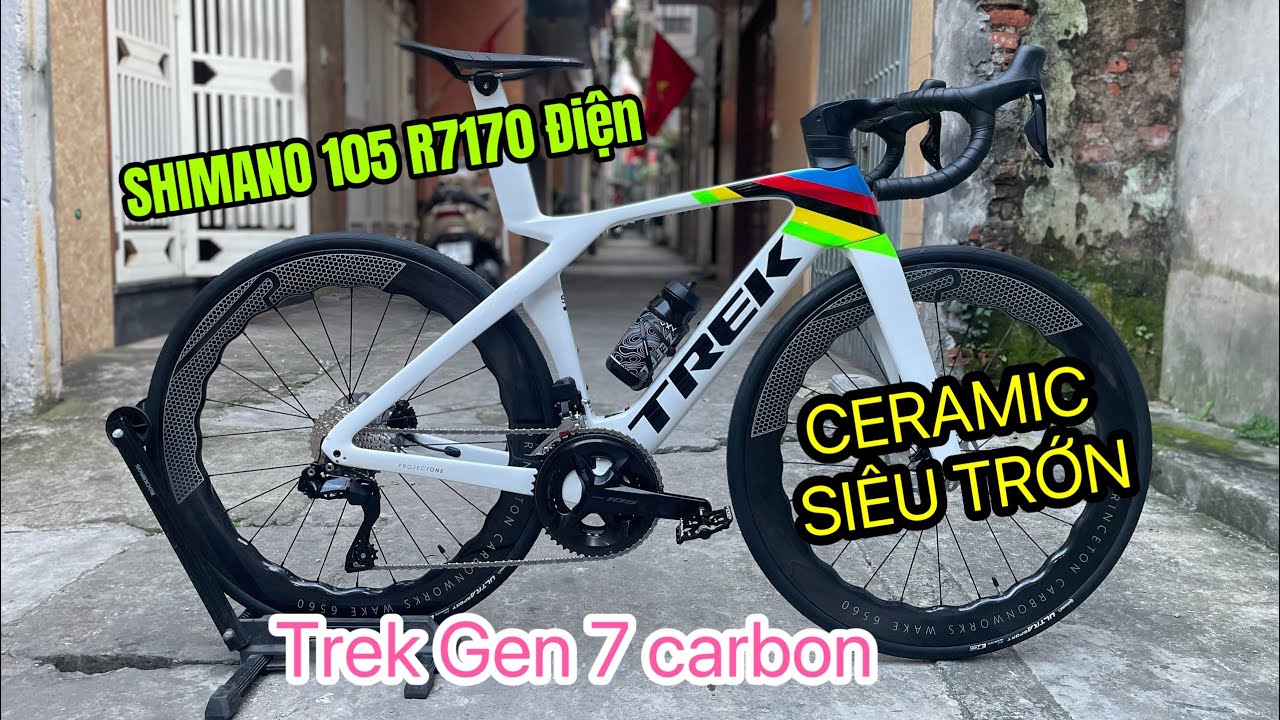 Xe đạp đua Trek Gen 7 ráp theo yêu cầu siêu đẹp chỉ 6x triệu - YouTube